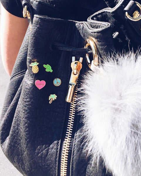 Dogeared | Wishbone Enamel Pin – Online Jewelry Boutique