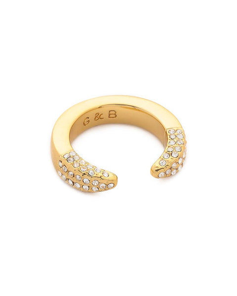 Giles & Brother | Gold Double Spike Ring – Online Jewelry Boutique